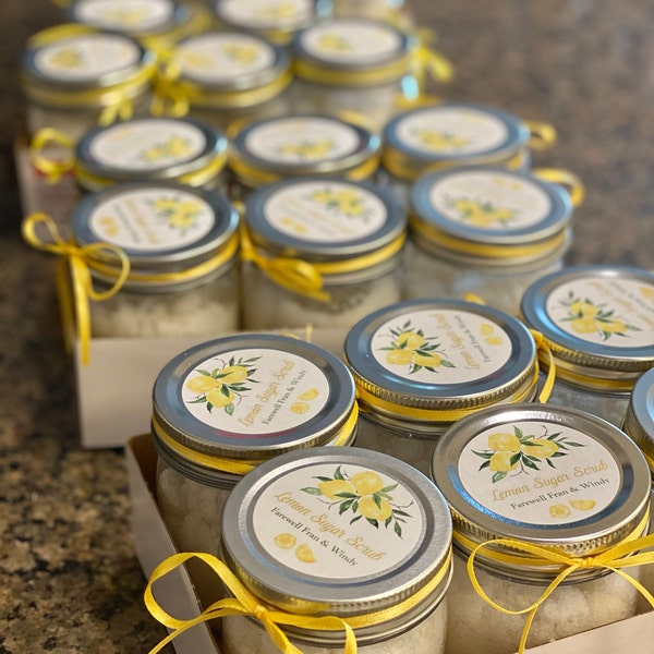 Lemon Thank You Stickers, Lemon Stickers, Lemon Bridal Shower Stickers ...