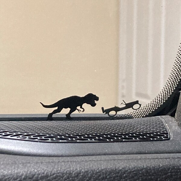 T-rex Sticker, Car Window Sticker, Tyrannosaurus Rex Sticker, Dinosaur ...