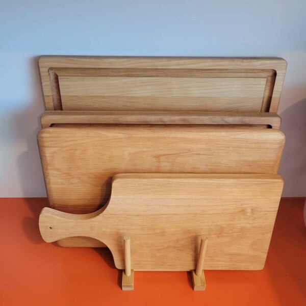 Handmade Hardwood Revolving Tie/necklace/mask Rack Space Saving Closet ...