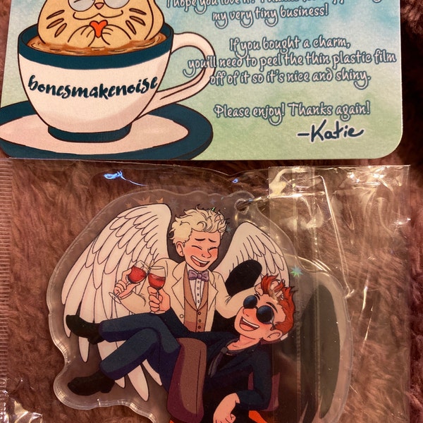 Good Omens: Encore Un Verre! Aziraphale & Crowley Holographic Double ...