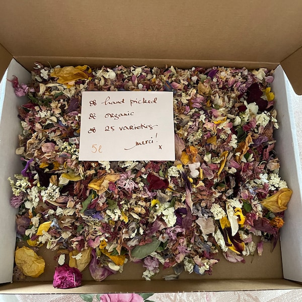 Wedding Confetti, Biodegradable Confetti, Dried Flowers, Flower Petals ...