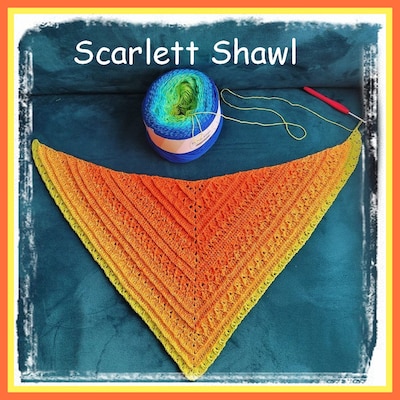Crochet Shawl Pattern, Crochet Pattern, Shawl Pattern, Digital Pattern ...