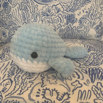 No Sew Whale Crochet Pattern, Crochet Blue Whale Amigurumi Pattern ...