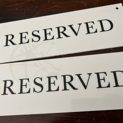 Reserved Sign, Wedding Reserved Sign, Reserved Wedding Sign, Reserved ...