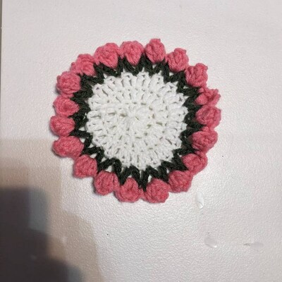 Easy Coasters Pattern Crochet Pattern Tulip Flower Spring Crochet Table ...