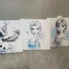 Set of 3 Custom Frozen Nursery Wall Art Print, Personalized Name Frozen ...