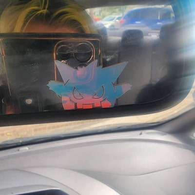Gengar Peeker Anime Mini Decal - Etsy