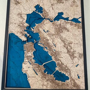 Small Redfish Lake 3-D Wooden Map - Etsy