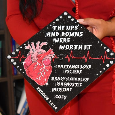 Custom Memorial Graduation Cap Topper, I Did It for Them Cap Decoration ...