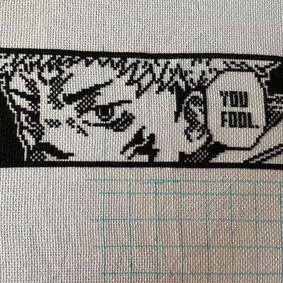 Sukuna Cross Stitch Pattern Cross Stitch Template Sukuna Ryomen From ...