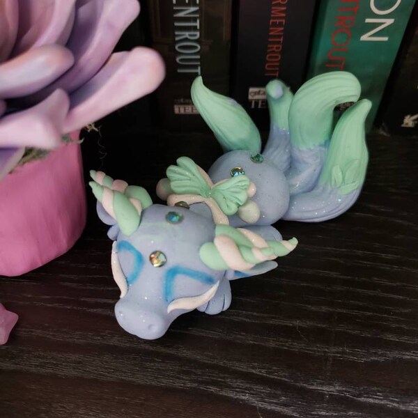 Purple Leopard Print Baby Dragon - Etsy