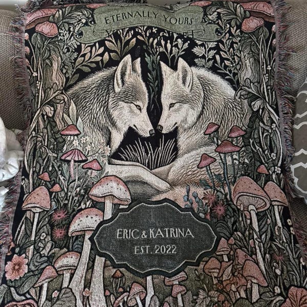 Floral Aesthetic Raven Rug | Crowcore Bedroom Decor William Morris ...