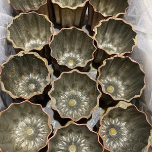 6 Copper Canele Molds Large 2.1 Inch Set of 6 Professional Quality 55 ...