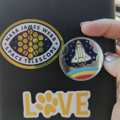 NASA Saturn V Apollo Sticker Holographic Vinyl 2 X 2 Inch - Etsy Canada