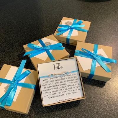 I'll Miss You Card and Bracelet Going Away Gift Back to - Etsy