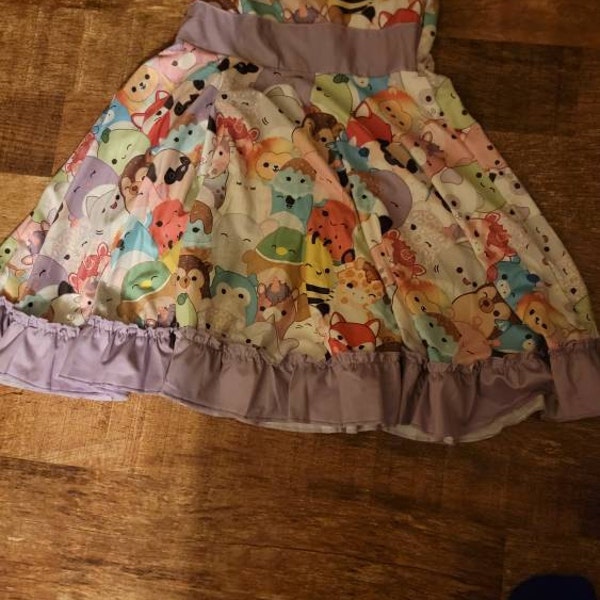 Purple Squishmallow Bow Back Twirl Dress - Etsy