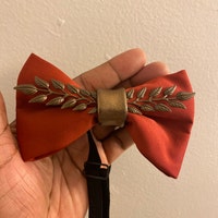 Black Bowtie, Gold Mens Leather Bow Tie for Men, Gold Wedding Bow Tie Black Satin Bowtie Bow Tie ...