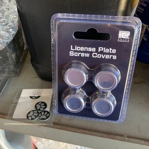 License Plate Frame Screw Cover Caps for Car Truck SUV Motorcycles With ...