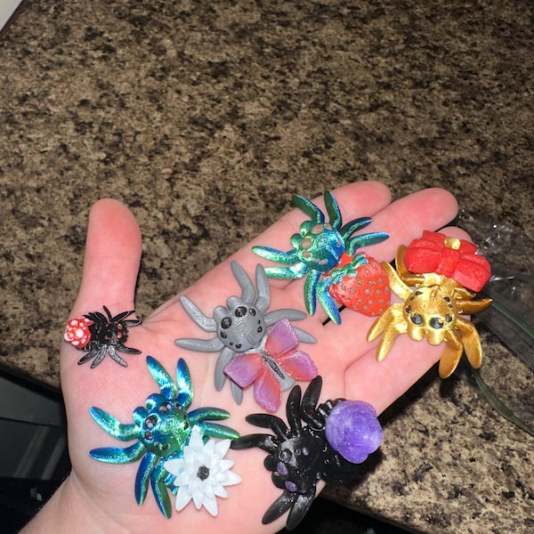 Mystery Jumping Spider Pack |articulated | Flexible | Cinderwing | PLA+ ...