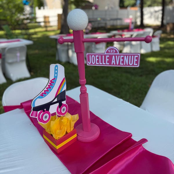 3 Lamp Post Street Sign 21 Inch Centerpieces - Etsy