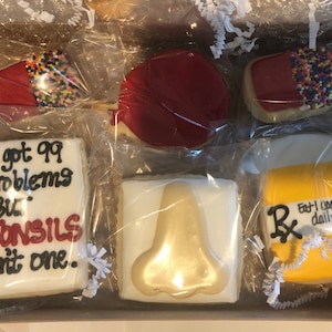 Get Well Sugar Cookies/ Surgery Gift / Knee Surgery Sugar Cookies ...