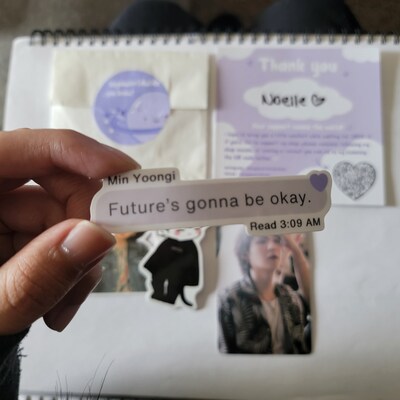 Inside Namjoon's Brain Name Tag Sticker RM Sticker Right Place Wrong ...