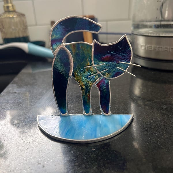 Spider Web Stained Glass Spider With Web Sun Catcher Window Hangings ...