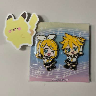 Virtual Vocalist Len Hard Enamel Pin - Etsy
