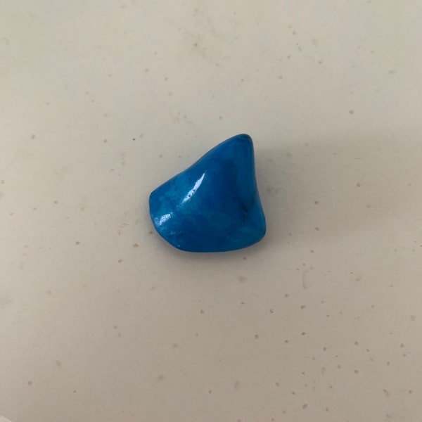 Small Blue Howlite, Tumbled Stone, Howlite Tumble, Crystal, Blue ...