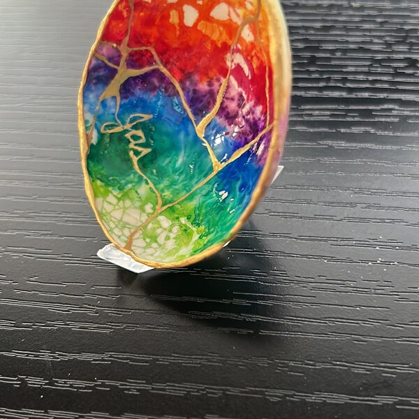 Kintsugi Egg, Custom-created Gift of Encouragement, Love, Sympathy, and ...