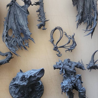 Talva Claw of Winter Dnd Miniature L 3D Printed Model L Wereowl L ...