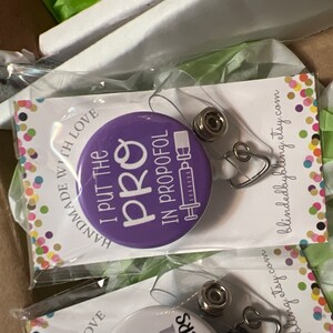 SPD Tech Badge Reel SPD Technician Badge Holder Sterile - Etsy