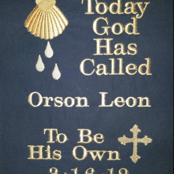 Baptism Shell - Machine Embroidery Design, Embroidery Designs, Machine ...