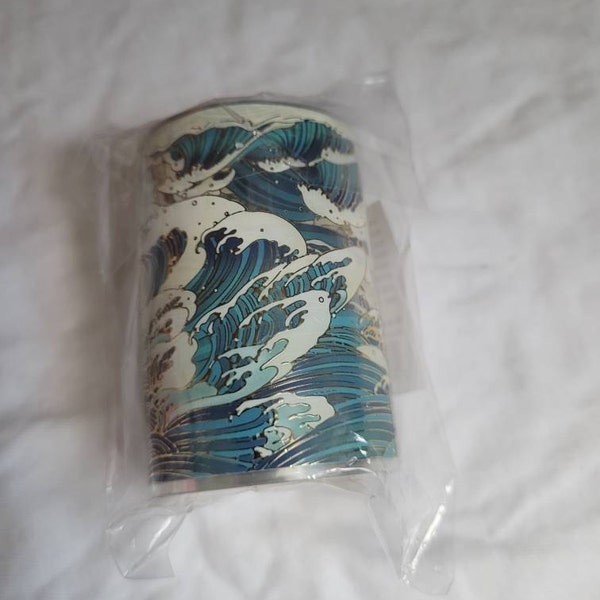 Gilding Great Wave Washi Tape, Big PET Gold Foil Washi Tapes, Japanese ...