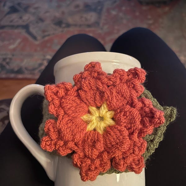 Daisy Dream Mug Cozy Pattern: Crochet Your Own Floral Bliss Instant ...