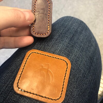 Leather Magnetic Slider Fidget, 3 Magnets Version - Etsy