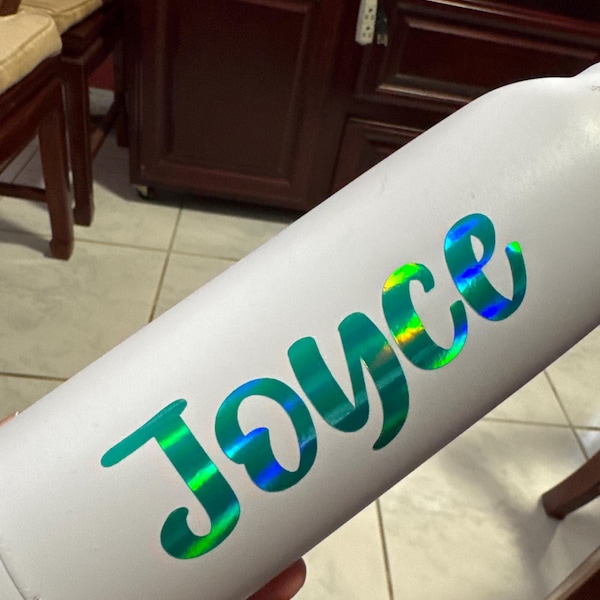 Custom Name Sticker for Water Bottles, Vinyl Sticker, Boy Name Sticker ...