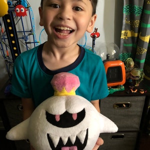 Custom Plush King Boo Black - Etsy