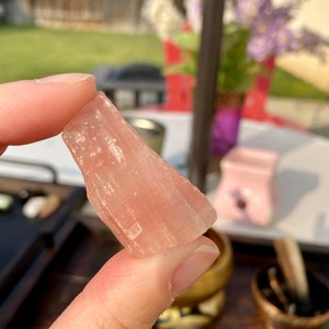 Strawberry Calcite Rough Calcite Raw Red Calcite Crystal Healing ...
