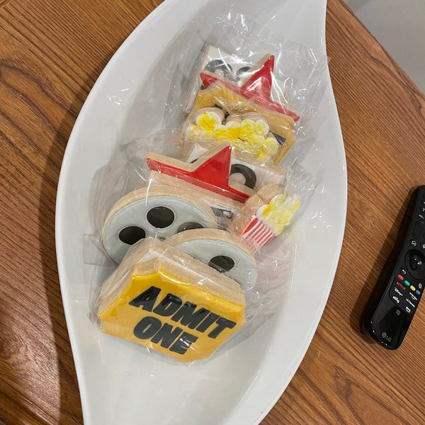 Hollywood Movie Night Cookies - Etsy