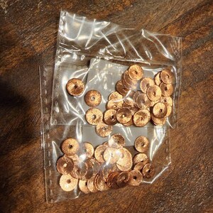 8 Inch Strand of 8mm Brushed Wavy Disc 14kt Gold Tone 211 Pcs - Etsy