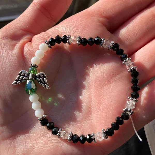 Nurse Appreciation Bracelet, Heishi Beads, Acrylic Heart & Gold Filled ...