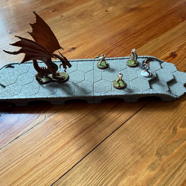 Grass Texture STL Files - Hyground Square Crowns, Terrain for Miniature ...