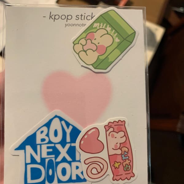 TXT Sticker moa Diary - Etsy