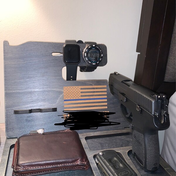 Wooden Docking Station, Police Officer Docking Station, Wood Stand for ...