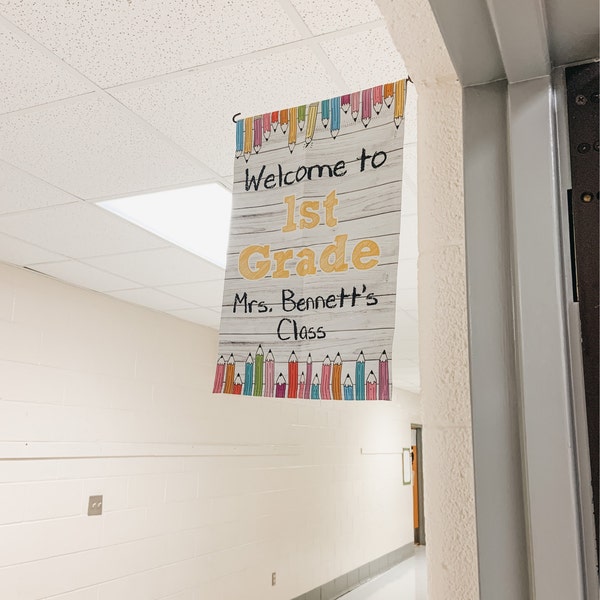 Personalized Classroom Flag, Teacher Flag, Custom Teacher Flag ...