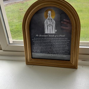 Catholic Priest Gift, Beautiful Hands of a Priest Poem, Catholic ...