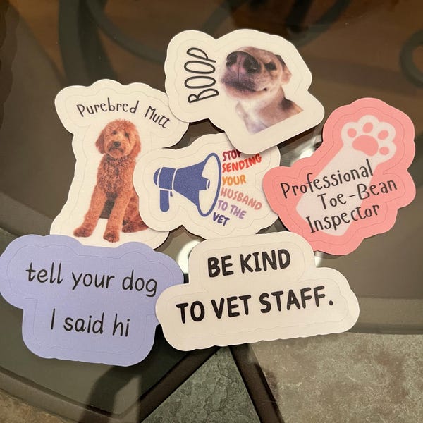 Vet Tech Stickers, Veterinary Technician Sticker Pack, Vet Student, Vet ...