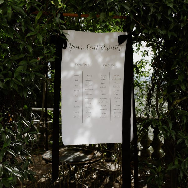 Order of Events, Timeline Sign, Wedding Linen Sign, Events Timeline ...