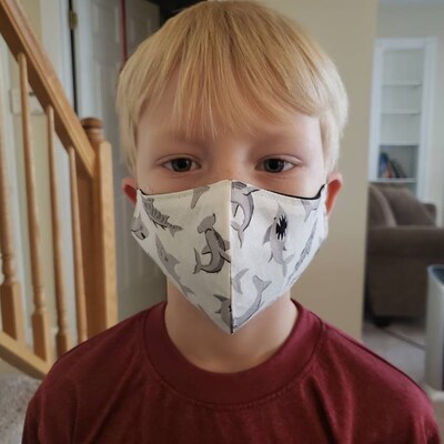 Seersucker Baby Bandana Bib Pink or Blue Bibdana for Feeding, Drool ...